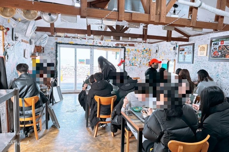 濟州島涯月邑美食推薦│노라바Noraba。限量章魚海鮮麵！翻桌率頗快，連韓國人也喜歡吃